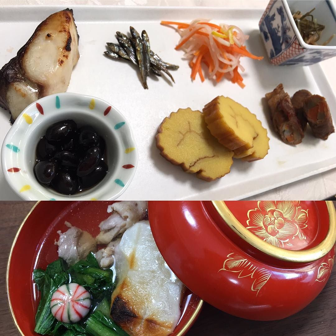 Simple New Year dishes🇯🇵 : I love Kuro Mame (black bean ) 👌and mochi – Fude Japan (Makeup ...